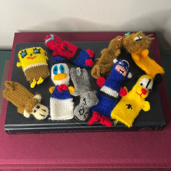 Handmade | Accessories | Vintage Handmade Finger Puppets Boo Boo ...